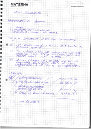 Klausuraufgaben-Sammlung Bilanzen Bilanzanalyse - Übungsaufgaben ...