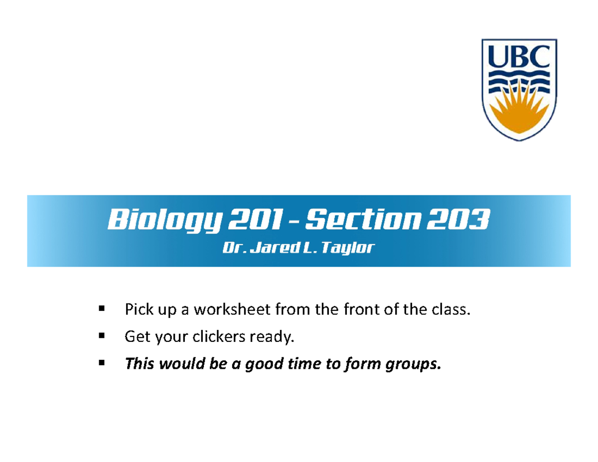 Lecture 5: Proteins, Hydropathy & Intro to Protein Folding (Bio 201 ...