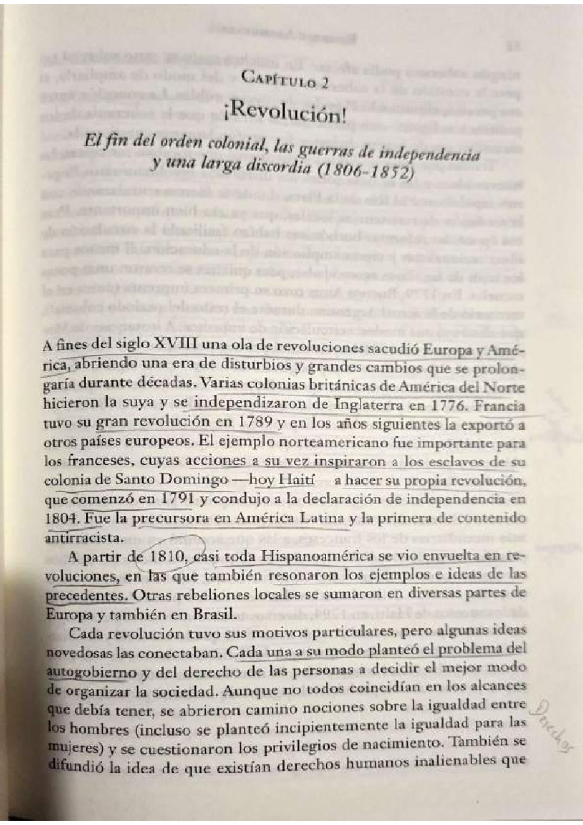 El fin del orden colonial y las guerras de independencia - Capítulo 2 ...