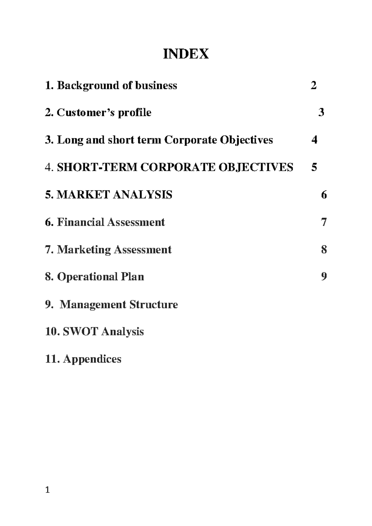 Corporate Objectives and Market Analysis for Mocktail Business (MINI 1 ...