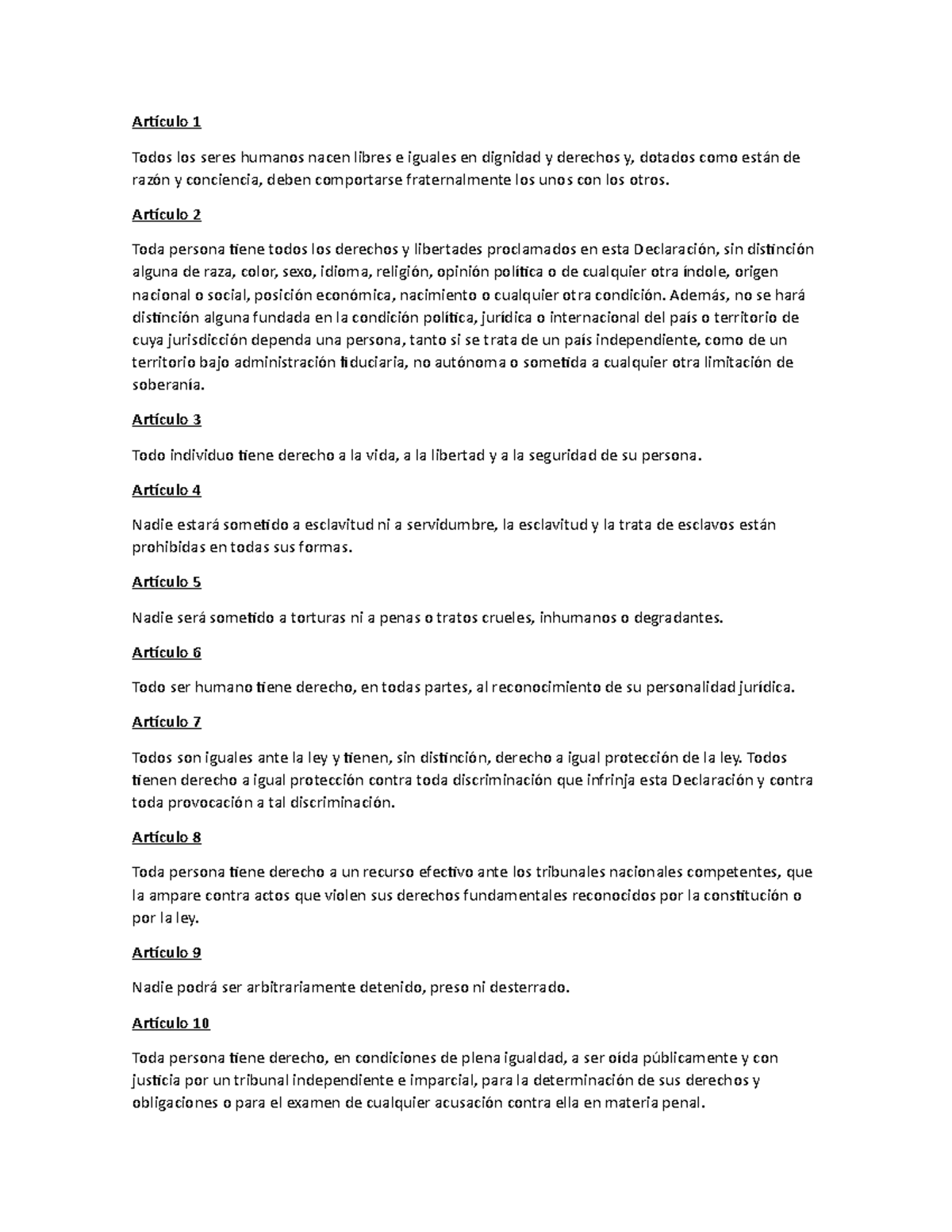 Análisis de la Constitución: Artículos 1 a 30 Enfocados en Derechos ...
