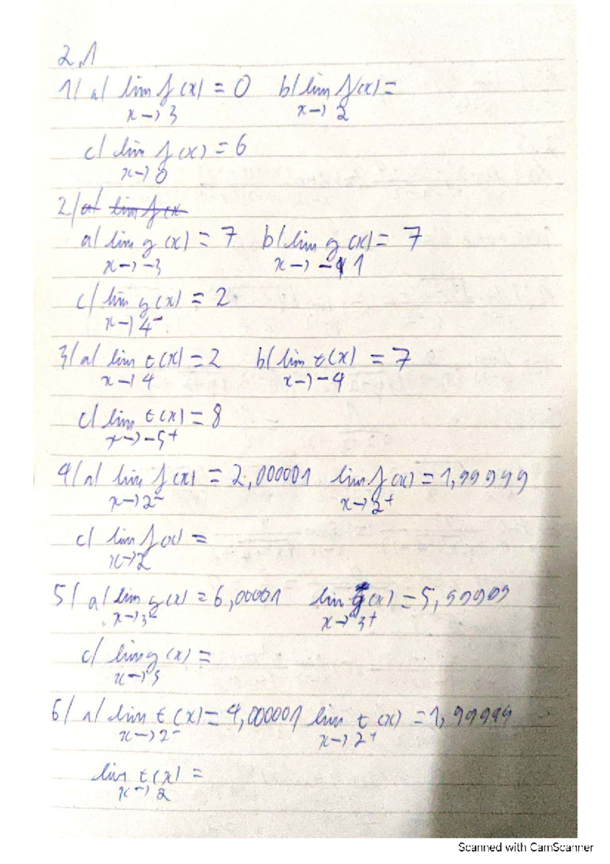 Calculus Assignment Week 2: Limits and Continuity Analysis - Studocu
