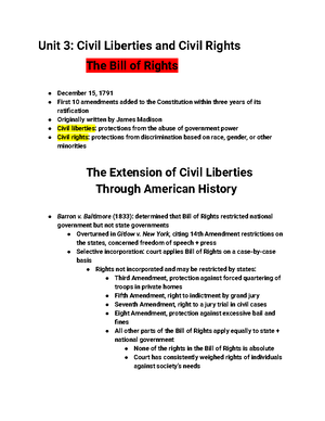 Ap gov - Cheat Sheet Per Unit - Unit 5: Political Participation Citizen ...