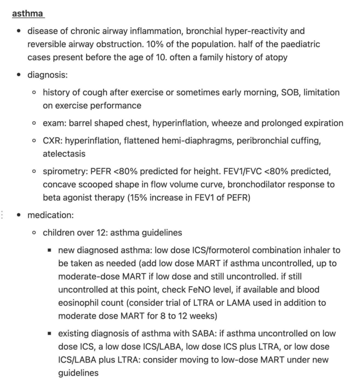 Asthma Management Guidelines for Pediatric Patients: Key Insights - Studocu