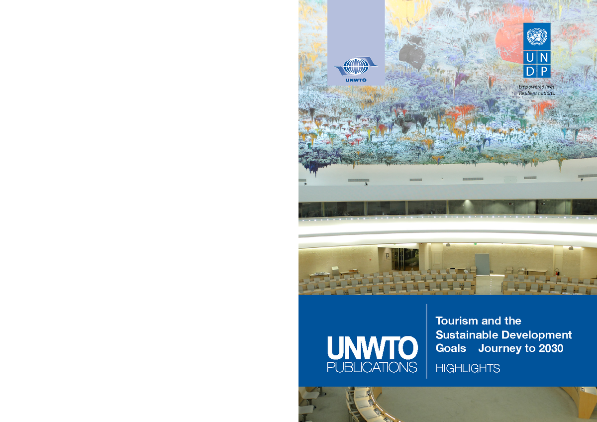 OMT ODS - Objetivos de la OMT - Tourism and the Sustainable Development ...