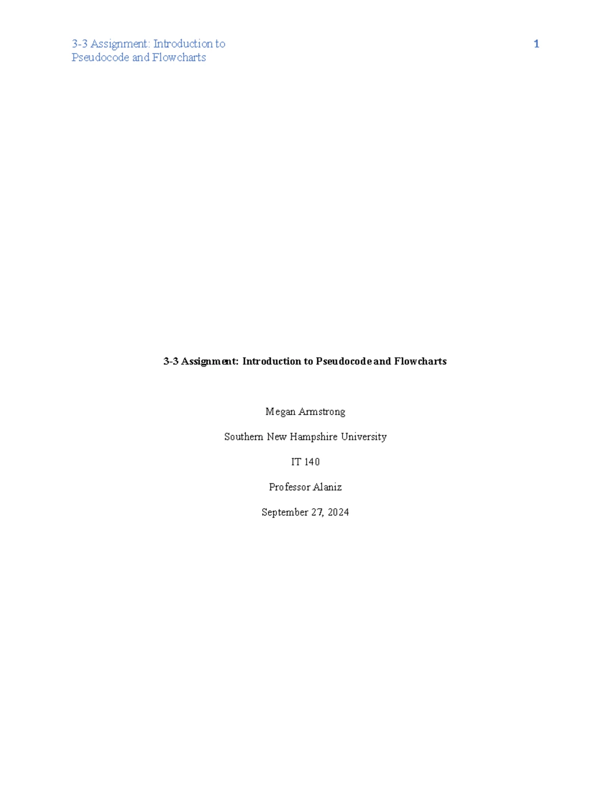 IT 140 Module Three Assignment: Pseudocode for Weekly Pay Calculation ...