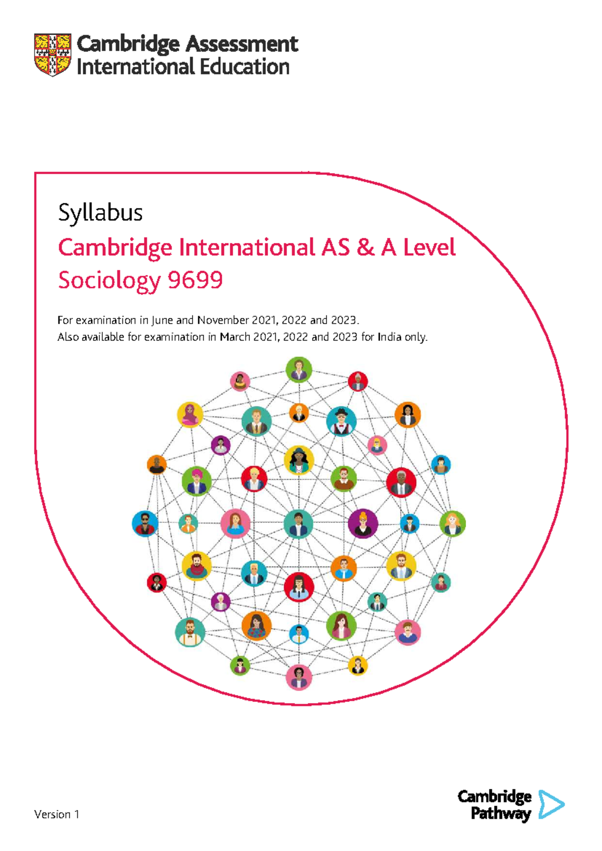 Cambridge International AS Level Sociology 9699 Syllabus Overview 2021 ...