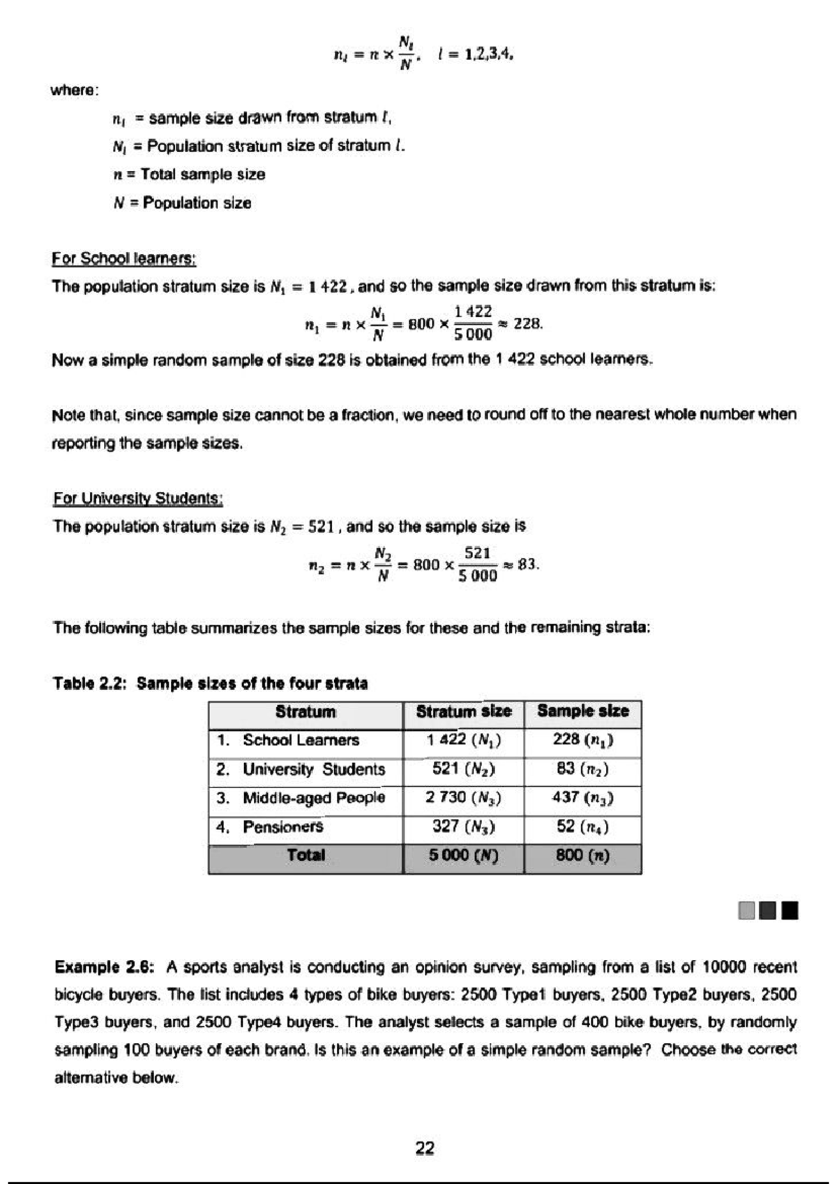 Stats 111: Simple Random Sample Analysis and Stratum Sizes - Studocu