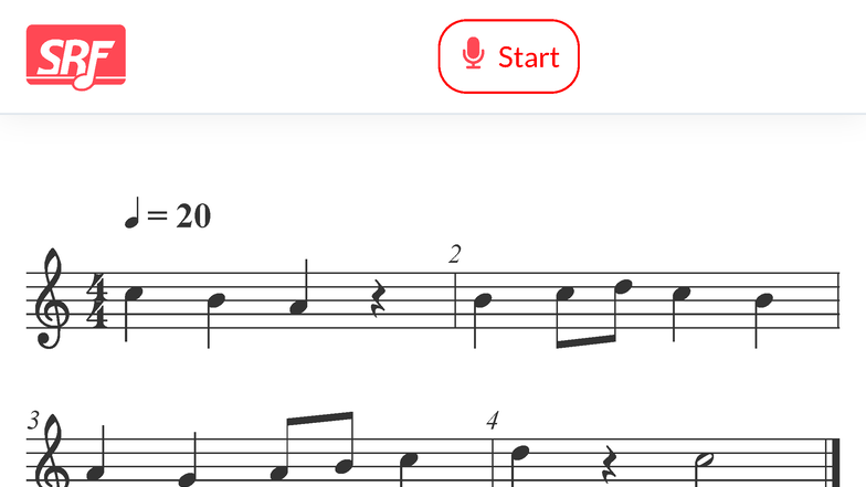 Assignment - Sight Reading Factory® 2 - SRF Start = 20 2 4 3 4 ...