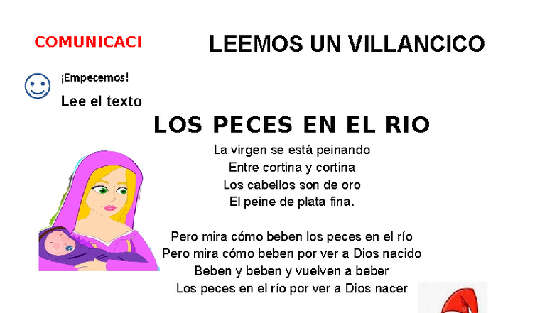 D3 A1 Ficha COM: Análisis del Villancico "Los Peces en el Río" - Studocu