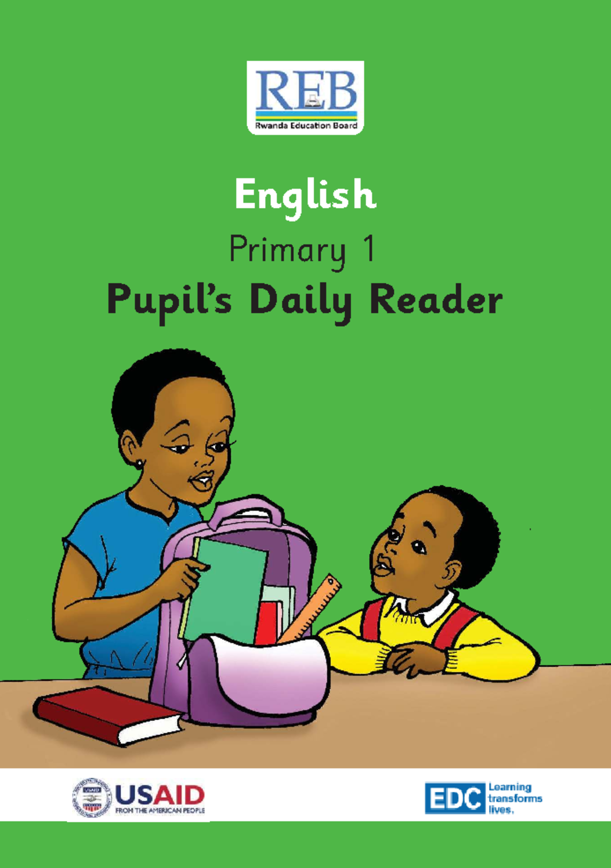 English Primary 1 Daily Reader: Enhancing Language Skills - Studocu