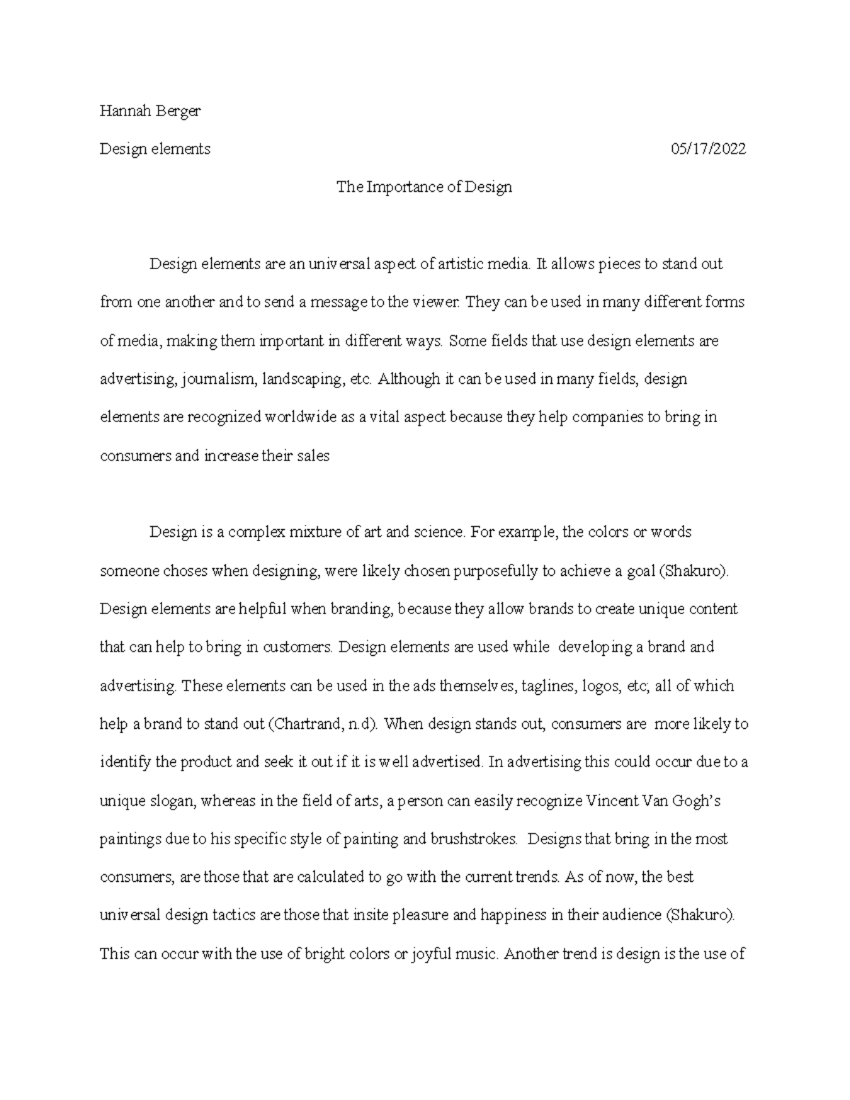 ADV-Design Paper: Exploring the Impact of Design Elements in Media ...