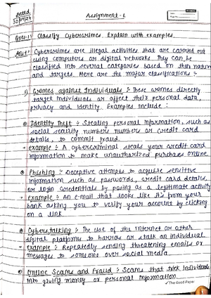 Cyber security Quantum (BCC-301) - Studocu