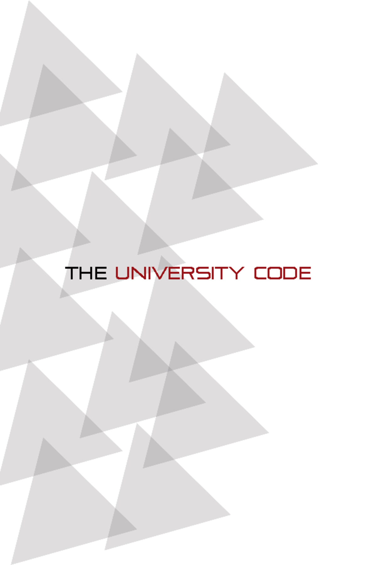 PUP Code v - none - THE UNIVERSITY CODE iii This 2017 Revised ...