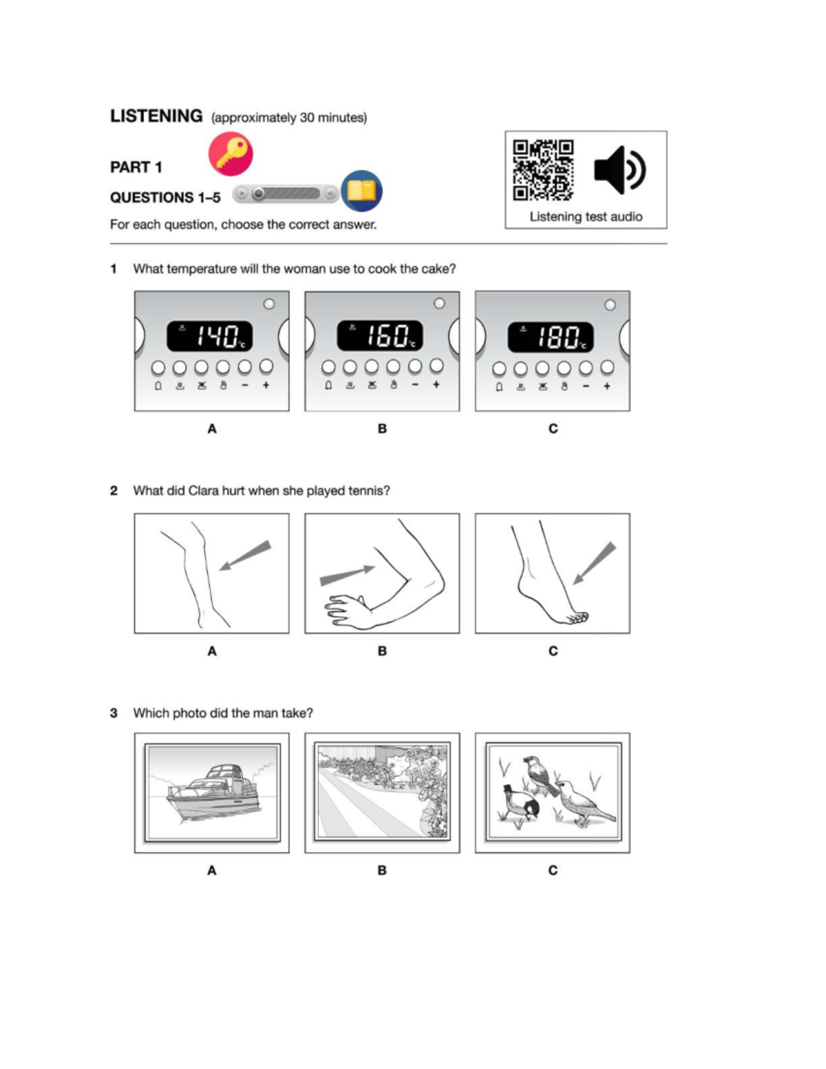 Listening Skill Test 1 - Questions and Answers - Studocu