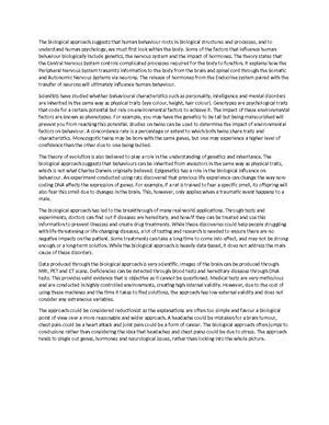 P1 psych essays - Discuss the cognitive explanation for depression (16 ...