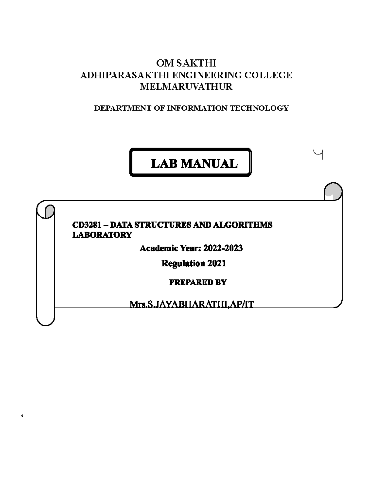 DSA LAB Manual: Essential Python Implementations for Students - Studocu