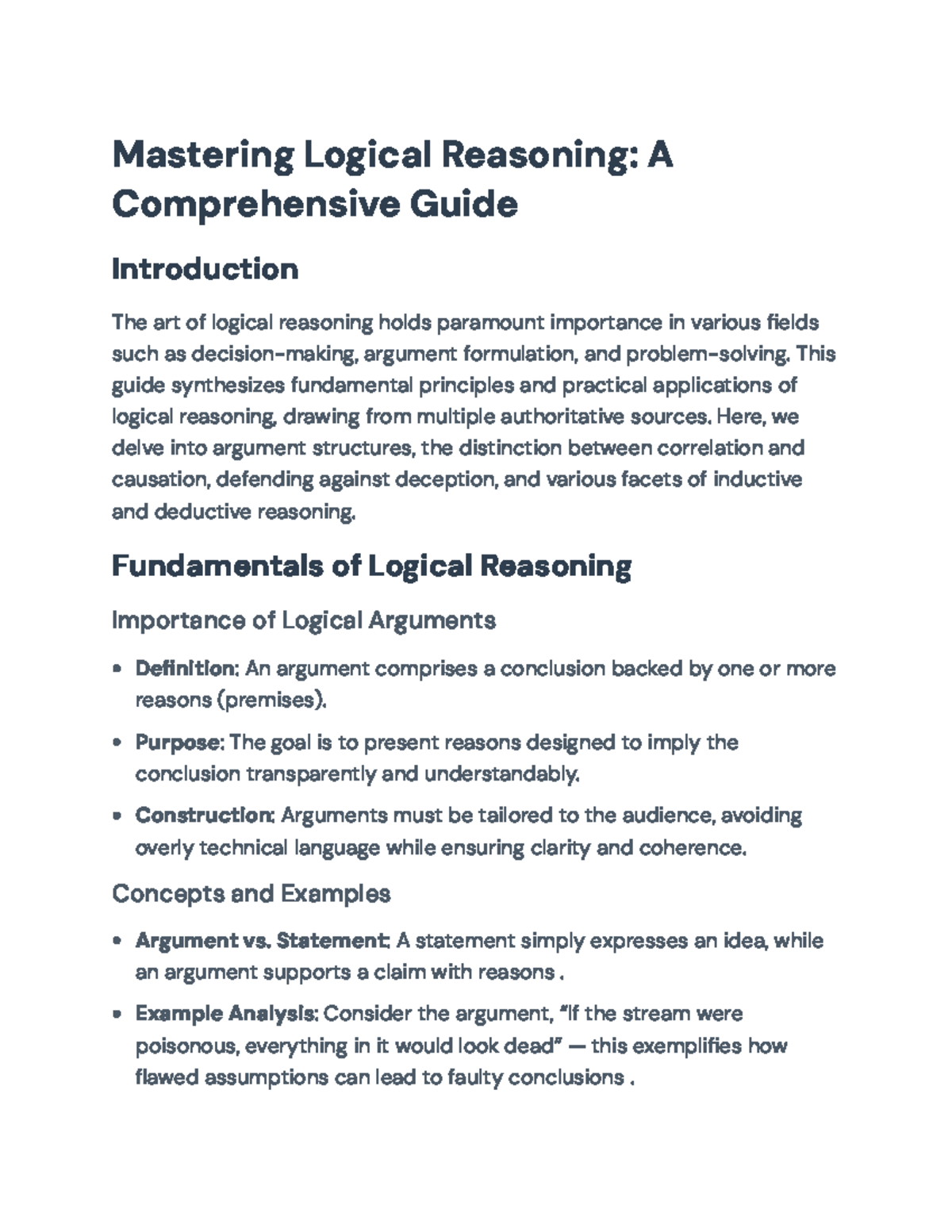 Mastering Logical Reasoning: A Comprehensive Guide to Critical Thinking ...