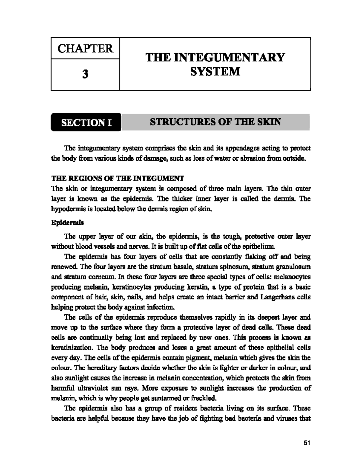 CNCQ-Basic Reading: Chapter 3 - The Integumentary System Overview - Studocu