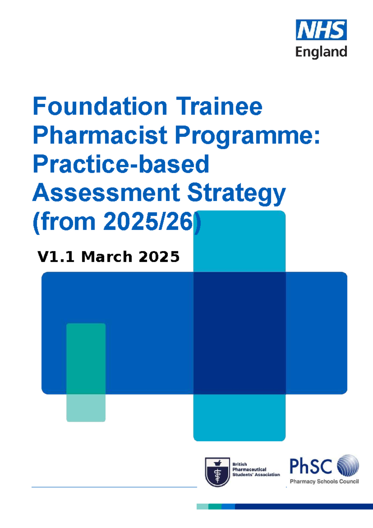 Foundation Trainee Pharmacist Programme: Assessment Strategy Overview ...
