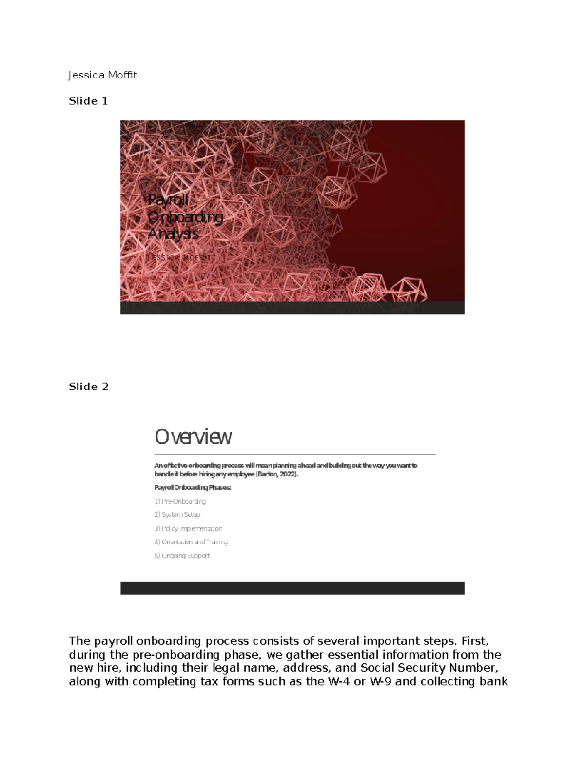 ACC315 Final Project: Streamlining the Payroll Onboarding Process - Studocu