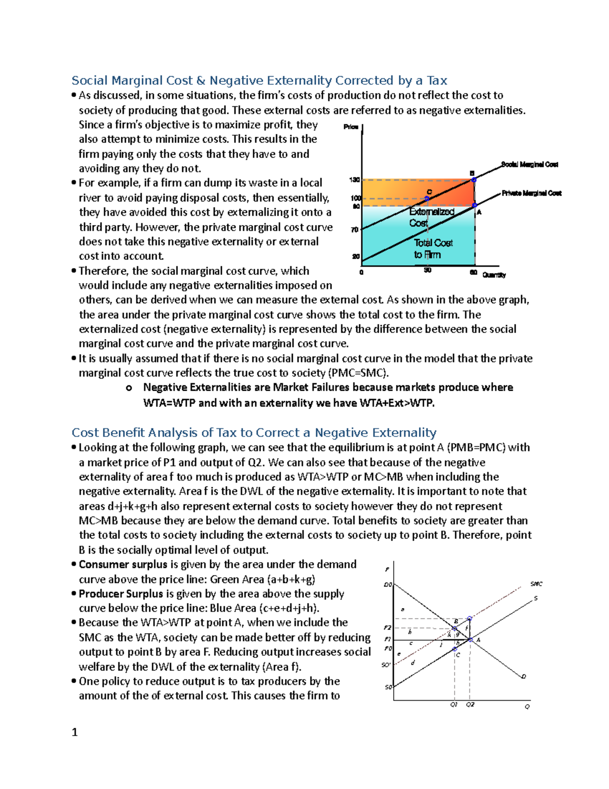 8. Correcting Negative Externalities Through Taxation Analysis - Studocu