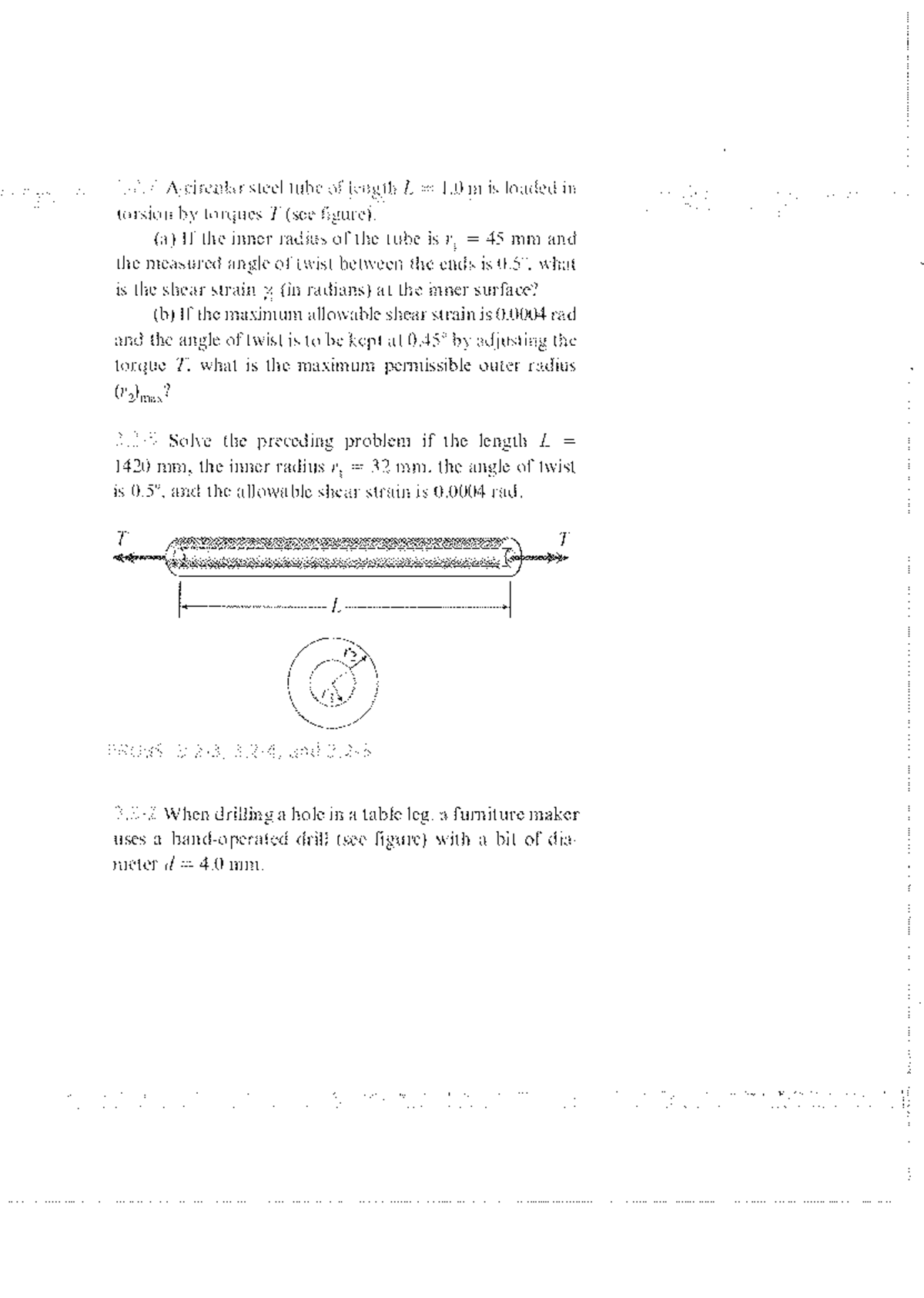 Tutorial Problems on Torsion 2025 - NAME circular steel tube of length L 1 is loaded in torsion ...