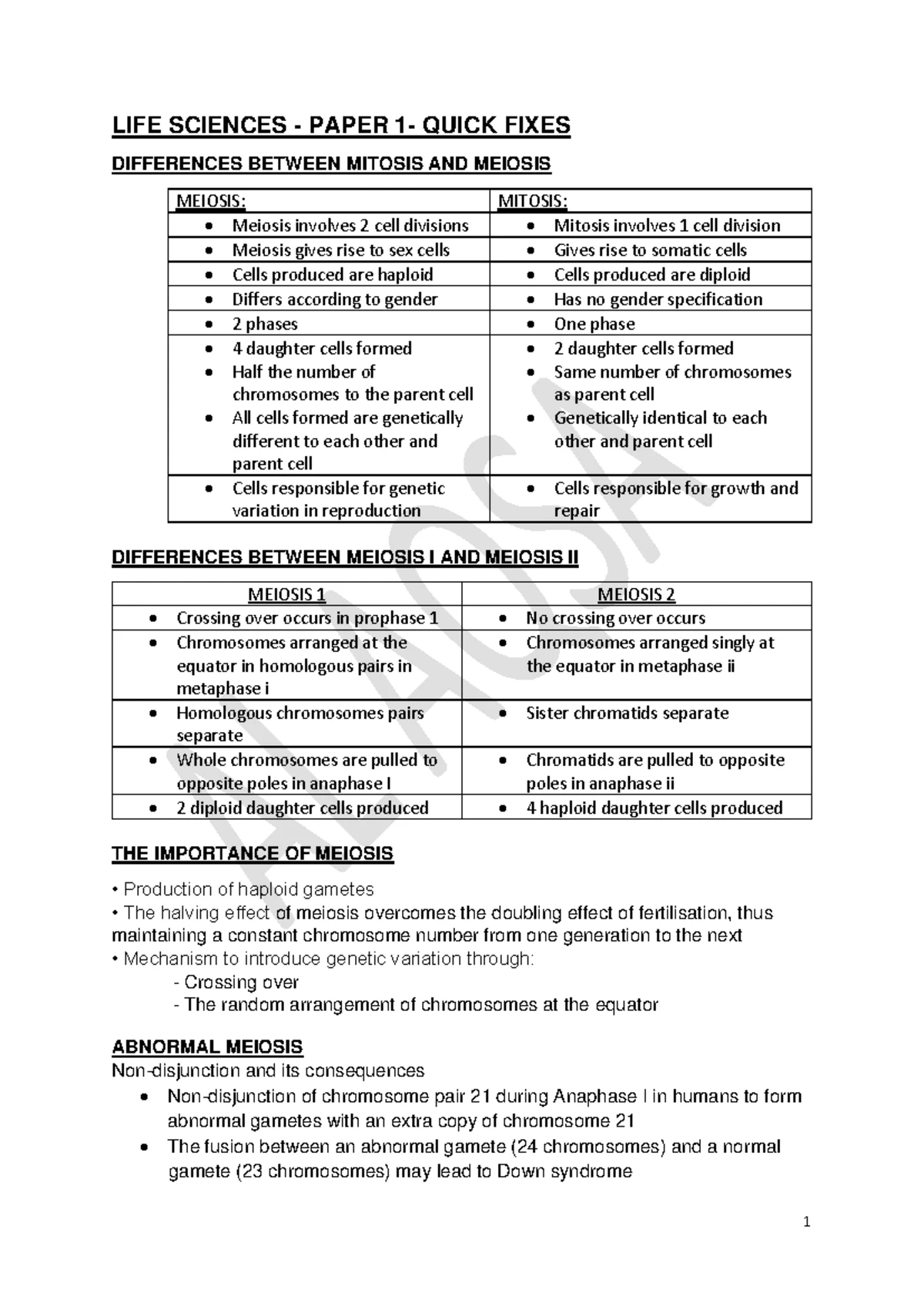 Gr.10 Life Sciences Topic Test on Animal Tissues - Studocu