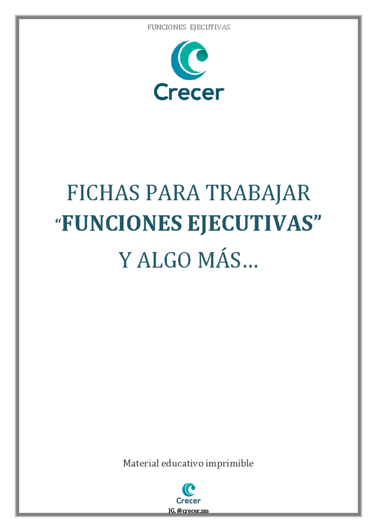 Fichas para Trabajar: Funciones Ejecutivas y Actividades Interactivas ...