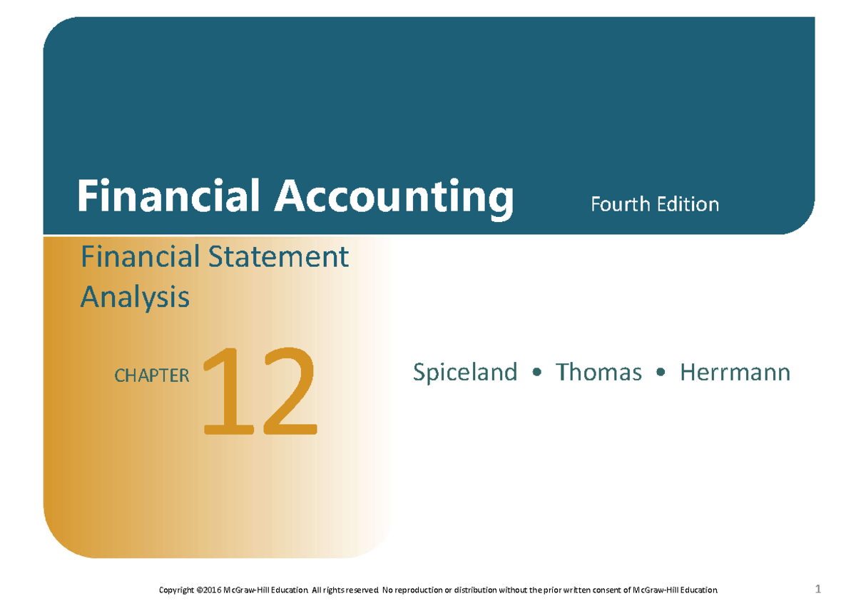 2017 Lecture Notes from week 1 to week 13 - Financial Accounting Fourth ...
