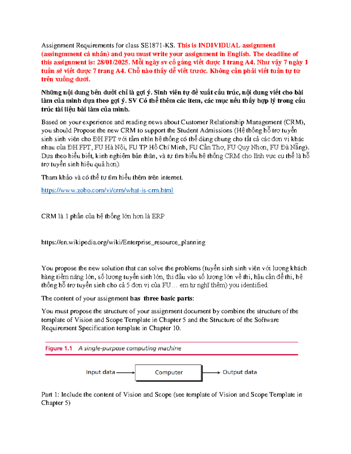 Assignment Guidelines for SWR302 - SE1871-KS Individual Work - Studocu