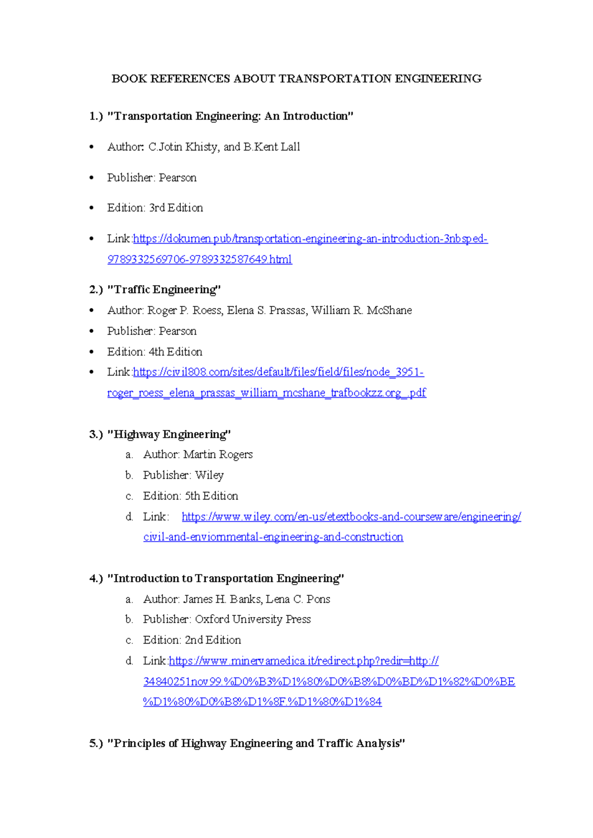 BOOK References About Transportation Engineering - BOOK REFERENCES ...