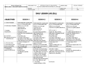 DLP DISS - Detailed Lesson Plan for Disciplines and Ideas in Social ...