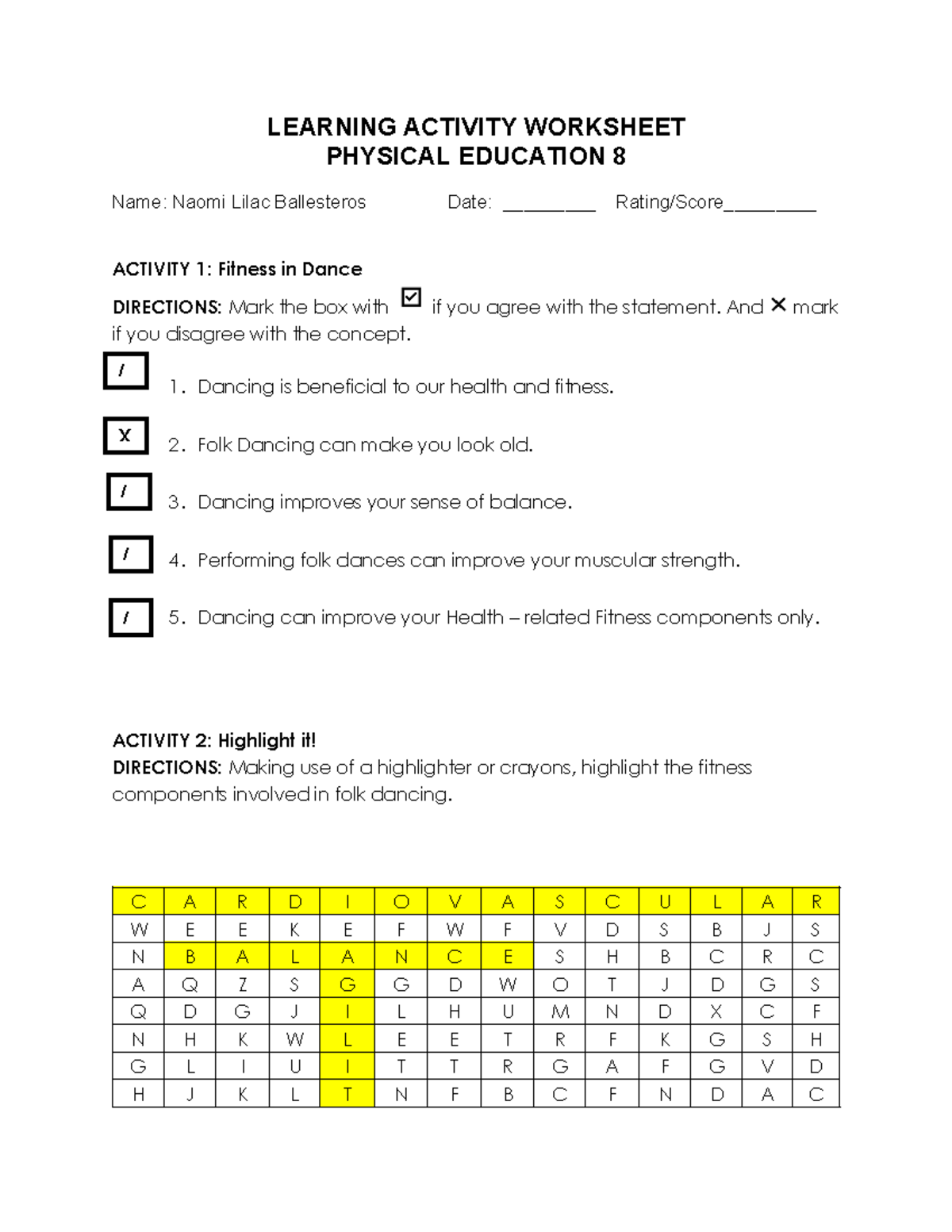 648142698 4TH Quarter PE Worksheets Naomi Ballesteros - LEARNING ...