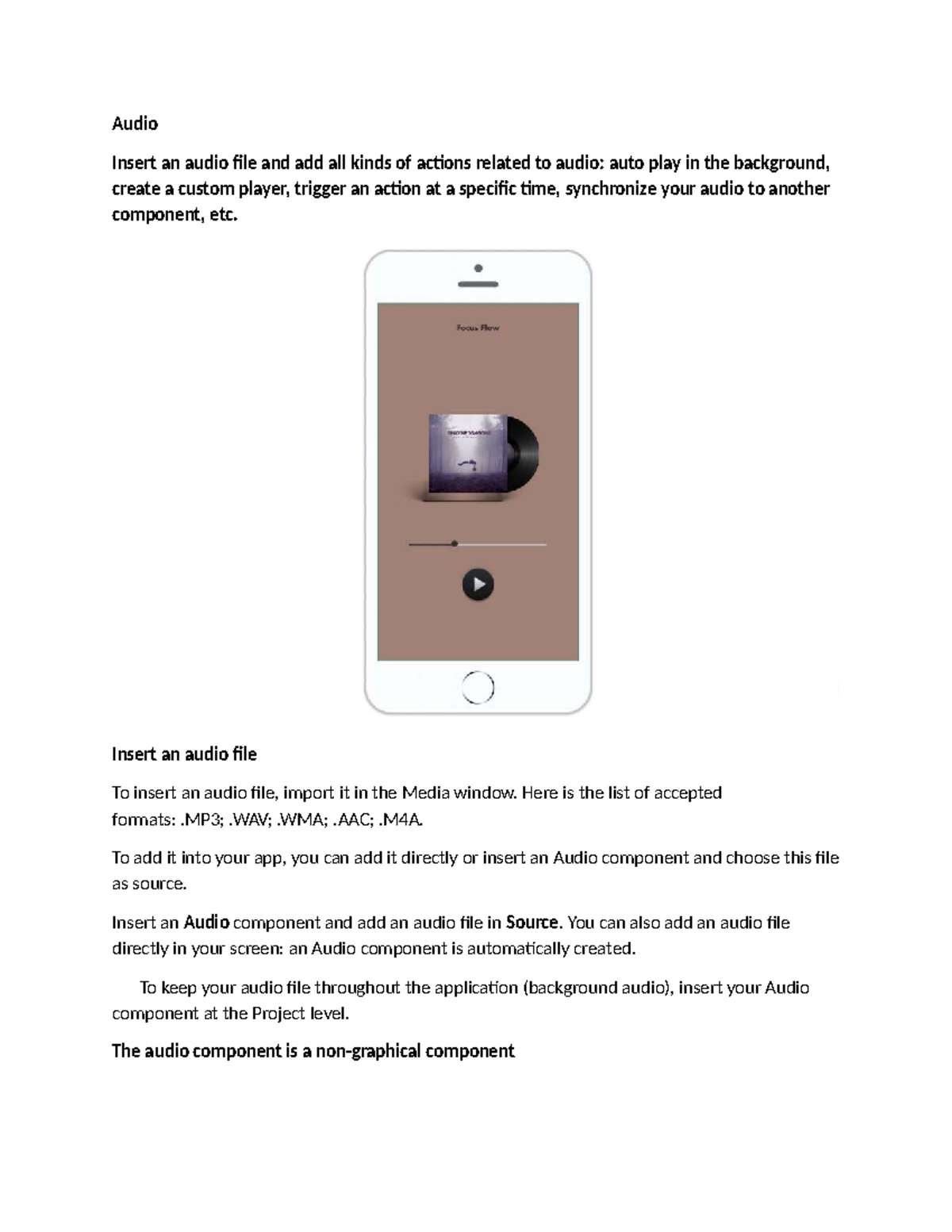 Audio Component Actions and BLE Integration Guide (Doc2) - Studocu