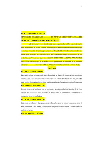 Laboral - Derechos y obligaciones del patrono y del empleado en ...