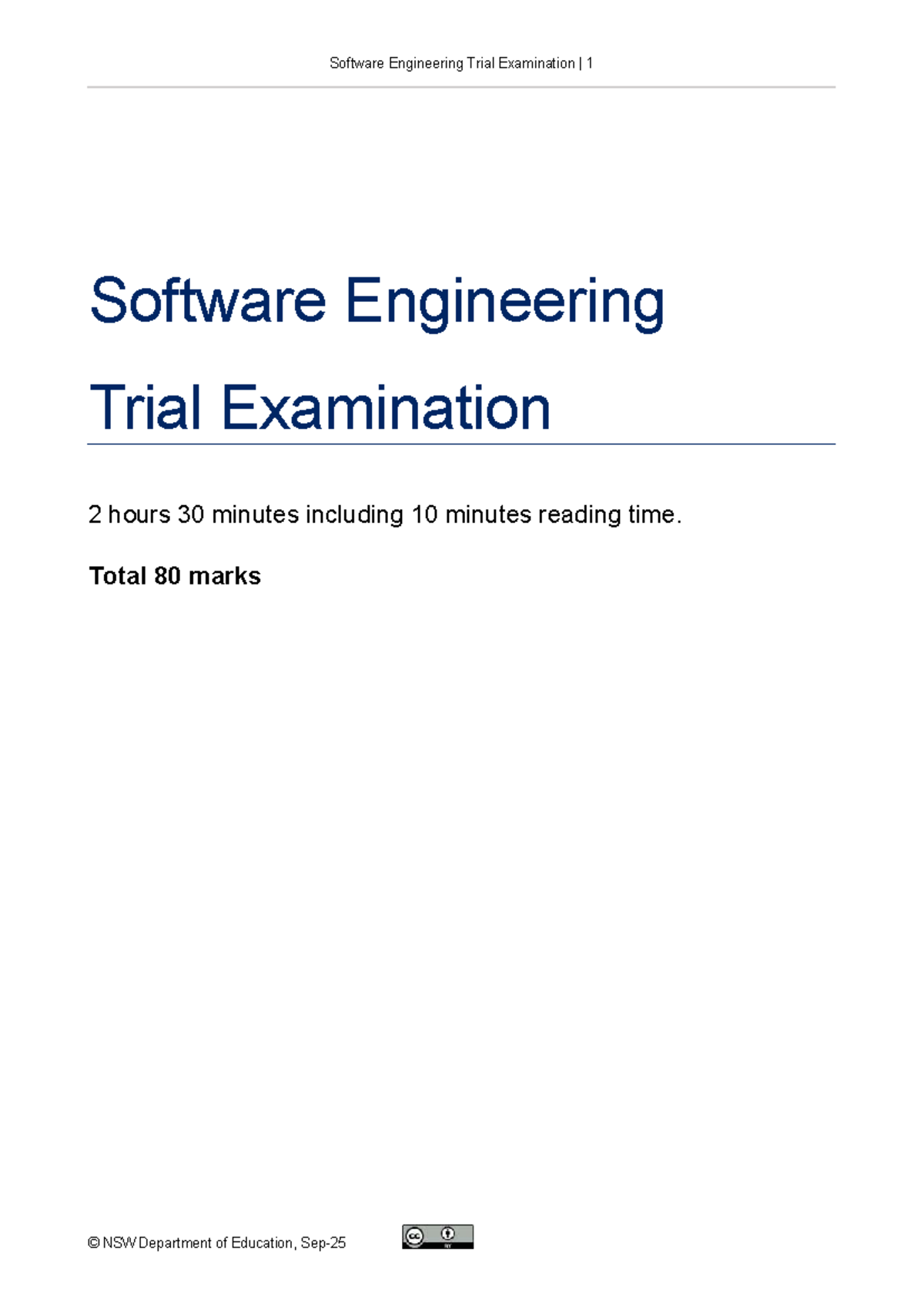 Software Engineering Trial Exam HSC 2023: Sample Questions & Answers ...