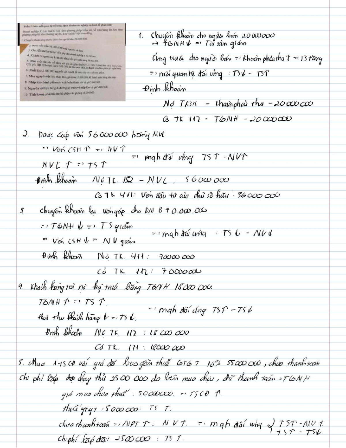 Phân 2: Doanh Nghiệp X Tính Thuế GTGT và Kế Toán Hàng Tồn Kho - Studocu