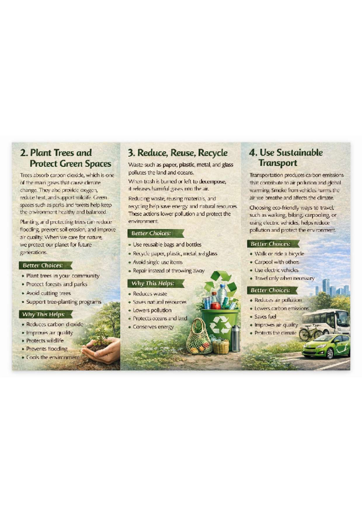 Sustainable Practices: Protecting the Environment and Green Spaces ...