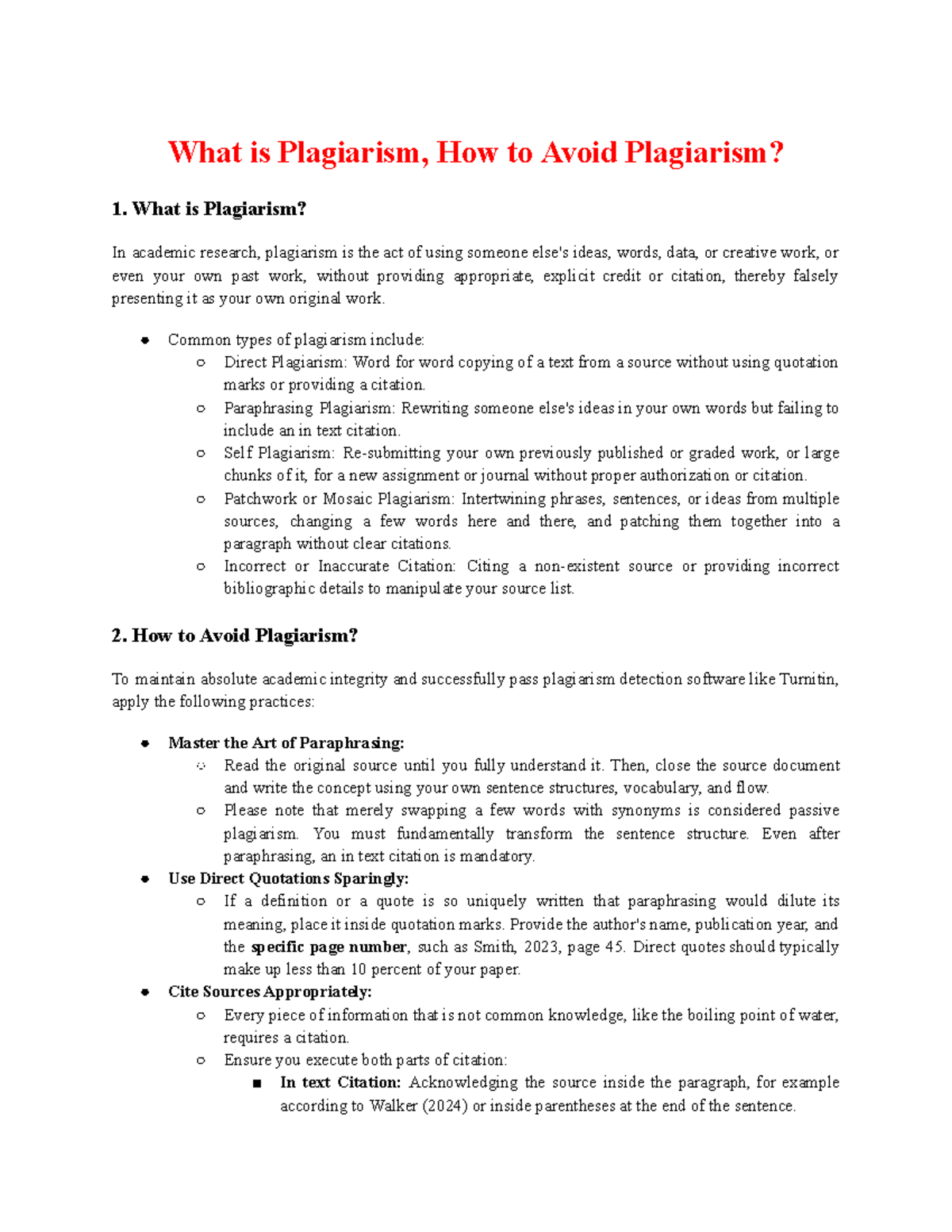Understanding and Avoiding Plagiarism: Key Concepts and Tips - Studocu