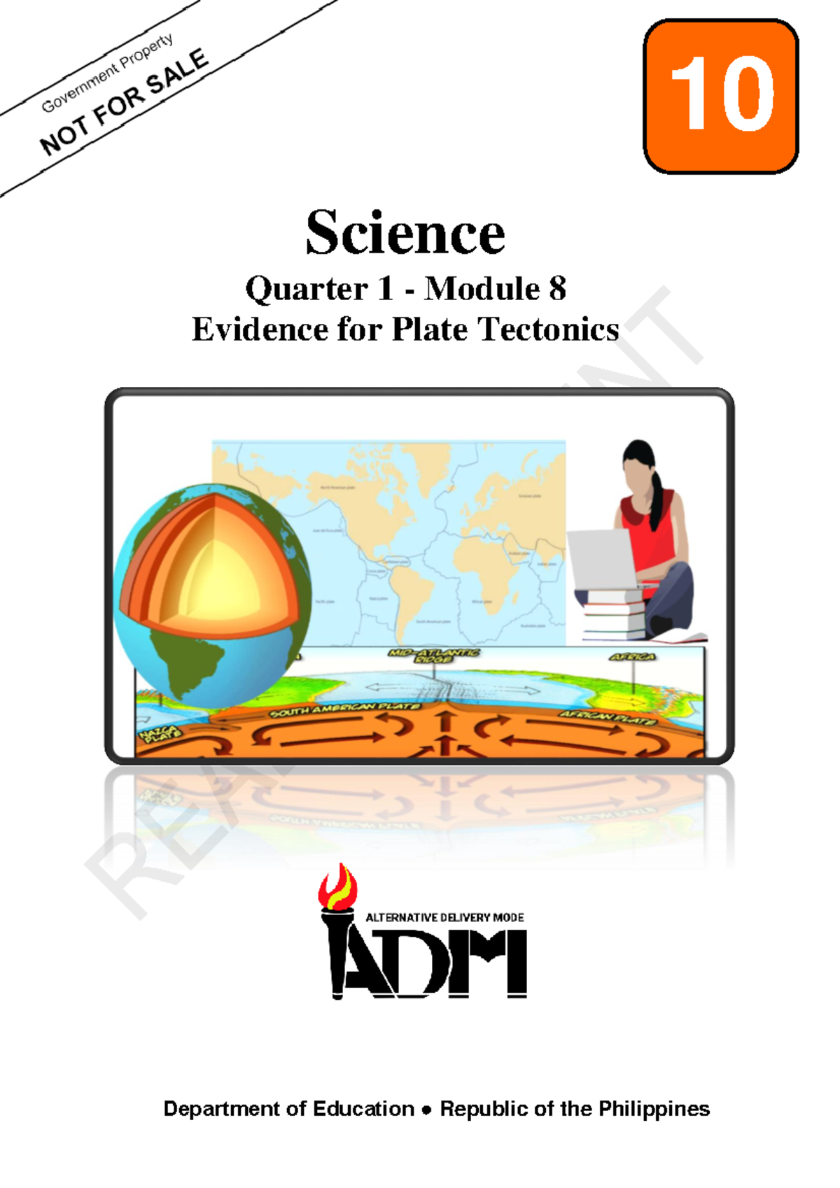Science 10 Q1 Mod 8: Evidence for Plate Tectonics Insights - Studocu