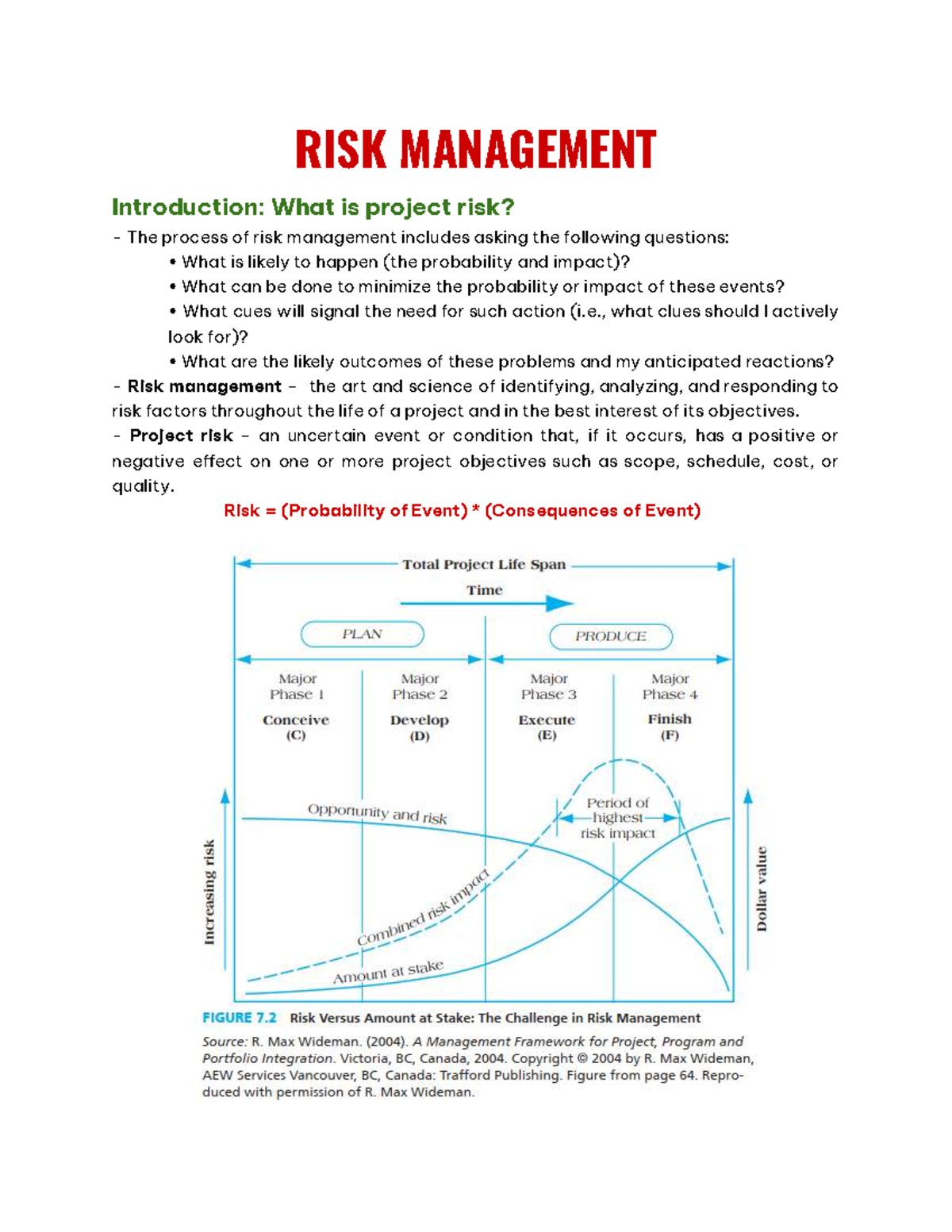 [QTDA] Risk Management: Understanding Project Risks and Mitigation ...