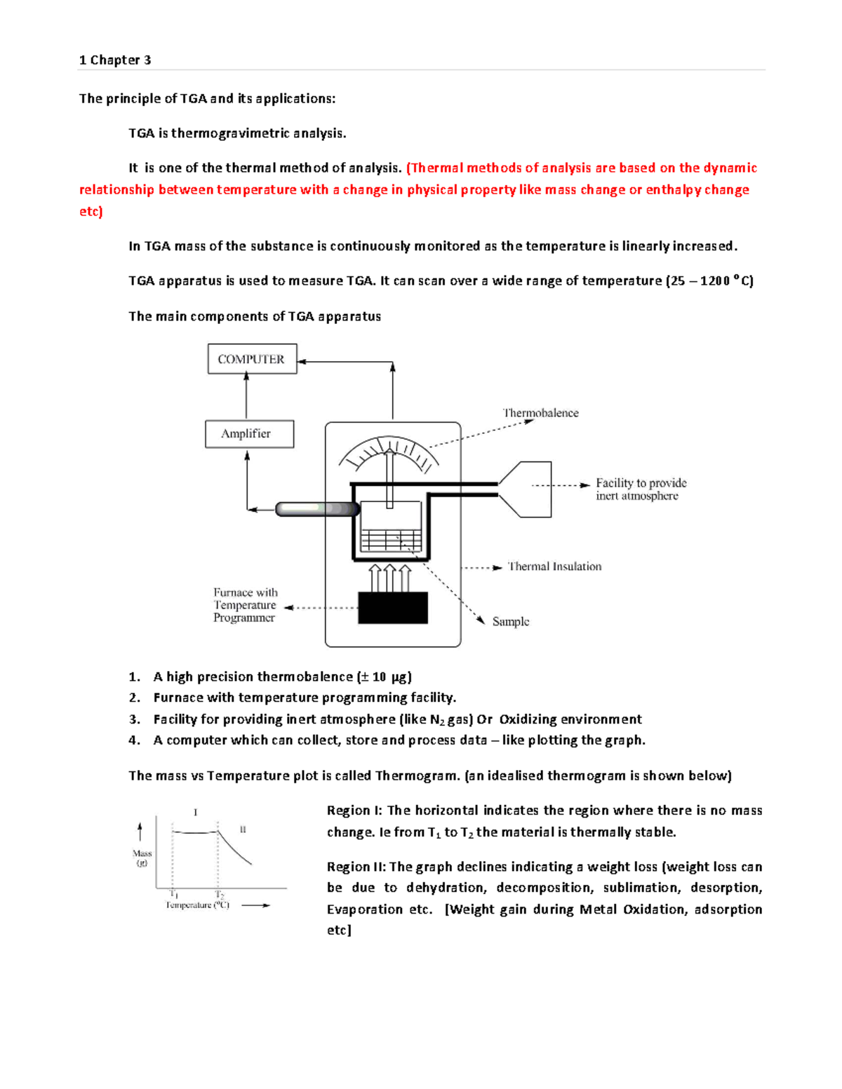 Module 3: Thermal Analysis & Chromatography Techniques and Applications ...