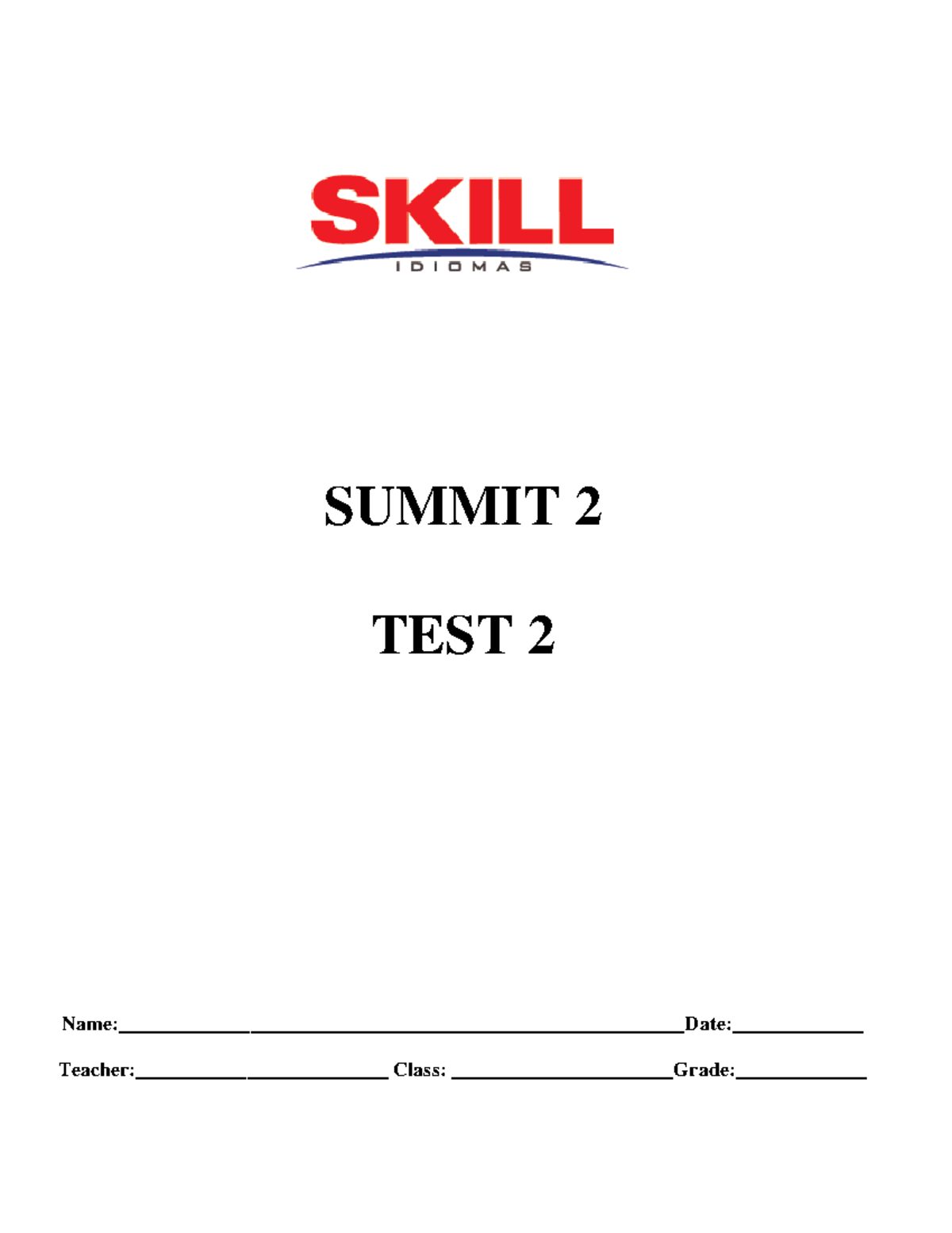 Summit 2 Test 2: Listening & Conversation Practice - Studocu