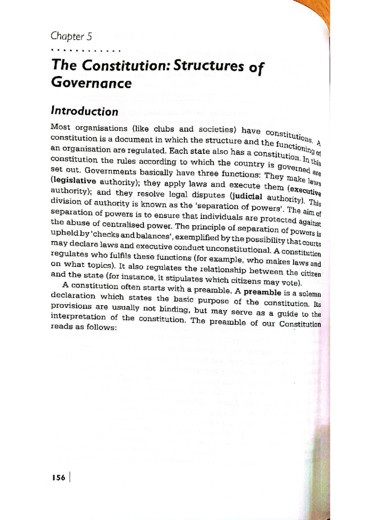The Constitution: Structures of Governance Analysis and Overview ...