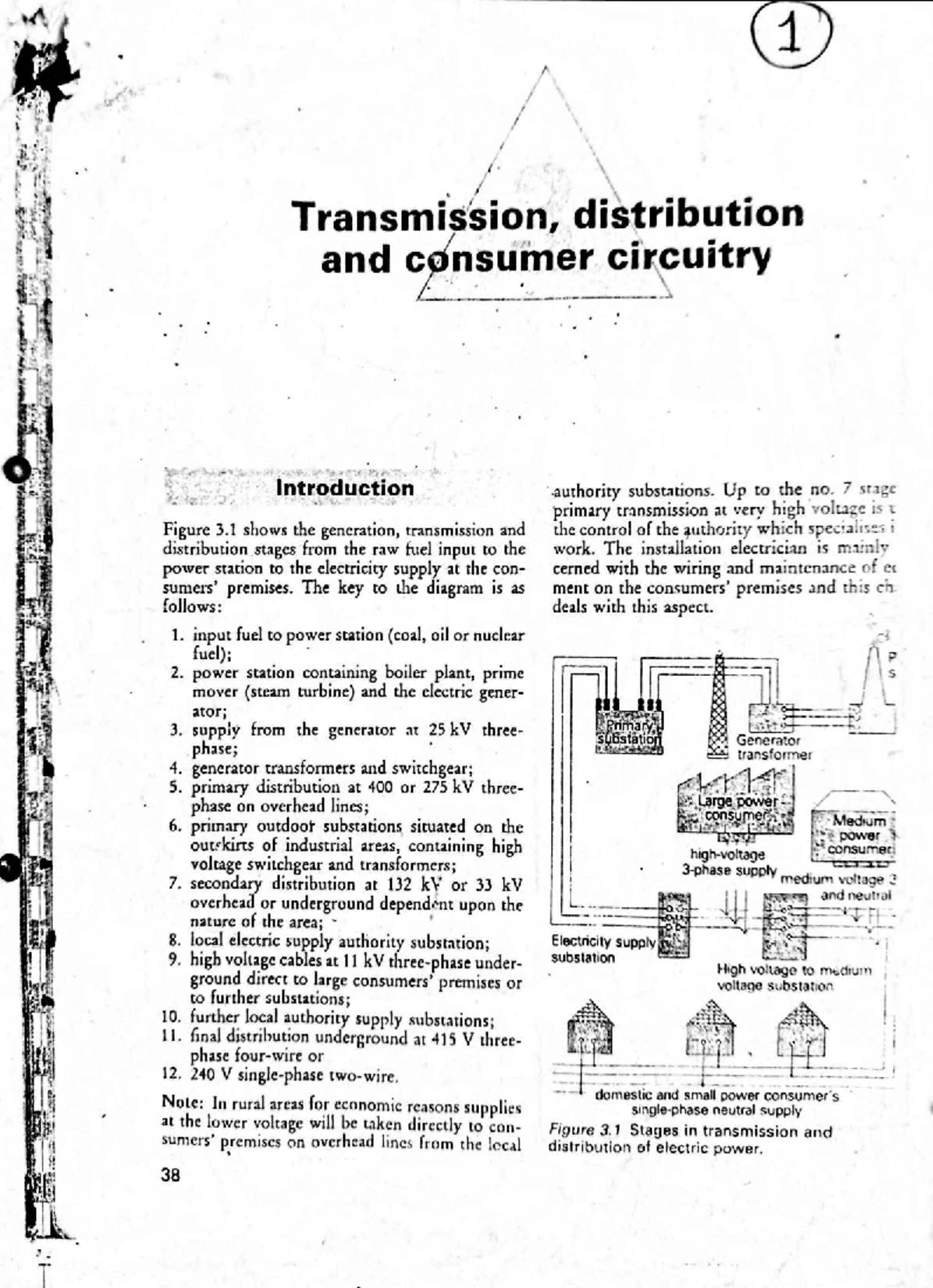Electrical Installation Notes 1: Introduction to Power Transmission ...