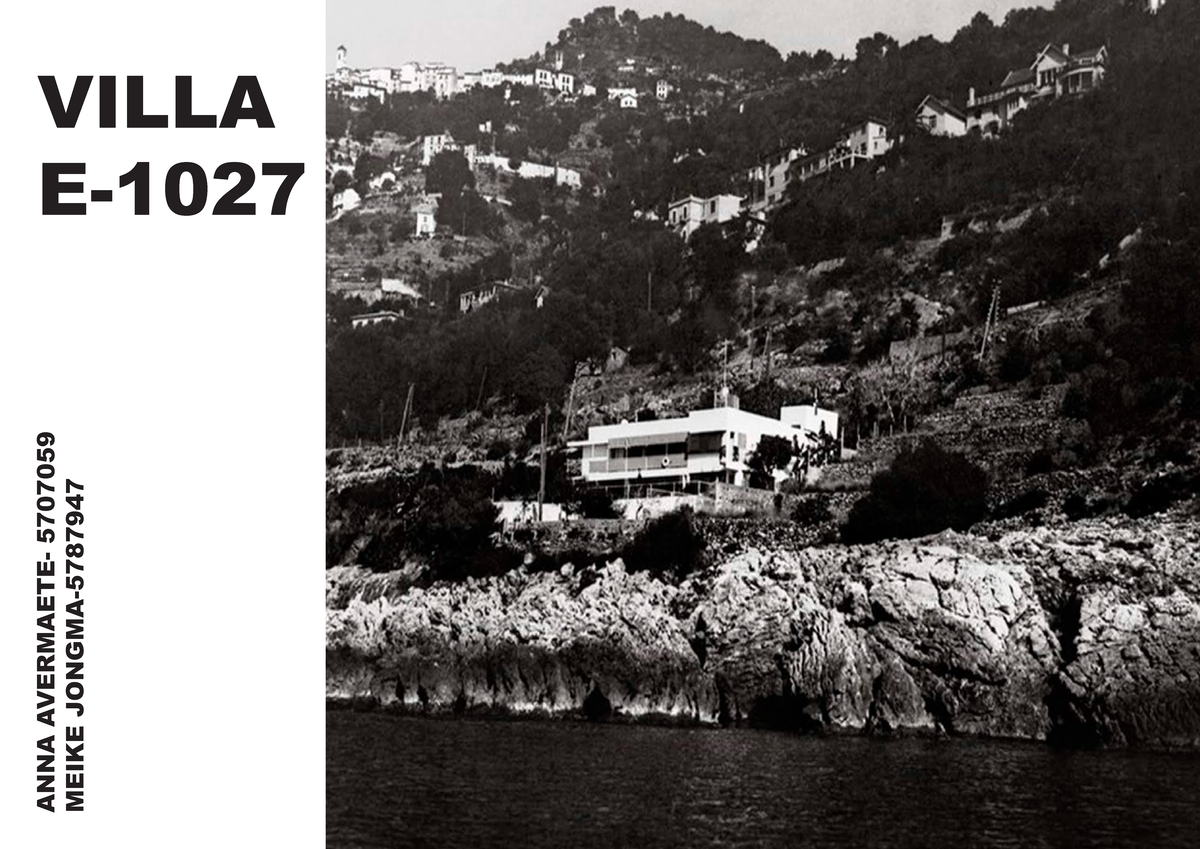 Plananalyse van Villa E-1027: Inzichten en Ontwerpen - Studeersnel