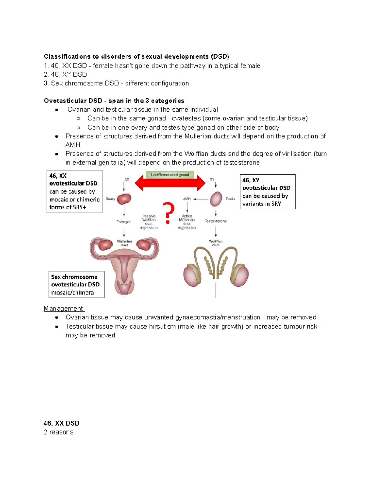 Disorders of Sexual Development: Classification & Management DSD 101 ...