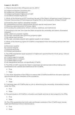 TTL 2 Reviewer - TTL 2 Lesson 1- What is the primary difference between problem-based learning ...