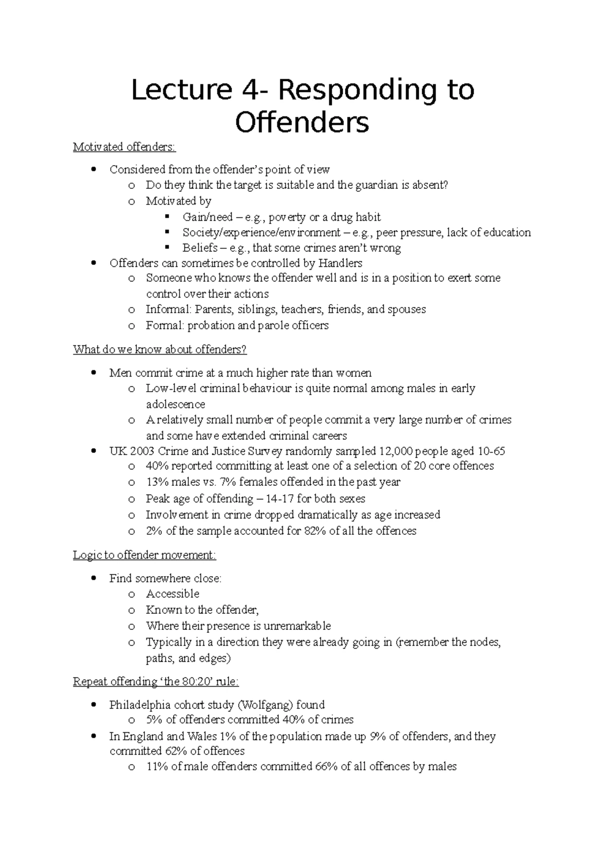 All lecture notes - Problem analysis triangle The problem analysis ...